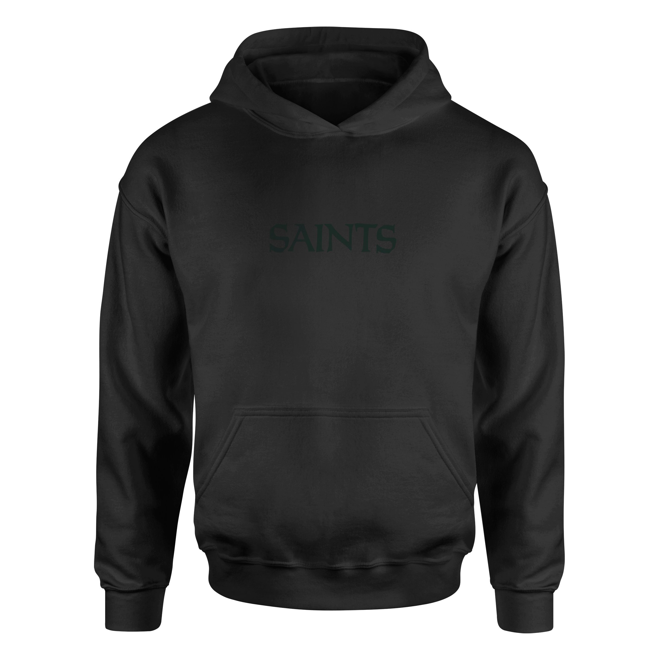 NO SAINTS Iconic | Black Hoodie M - Gri | New Orleans Saints Ürünleri