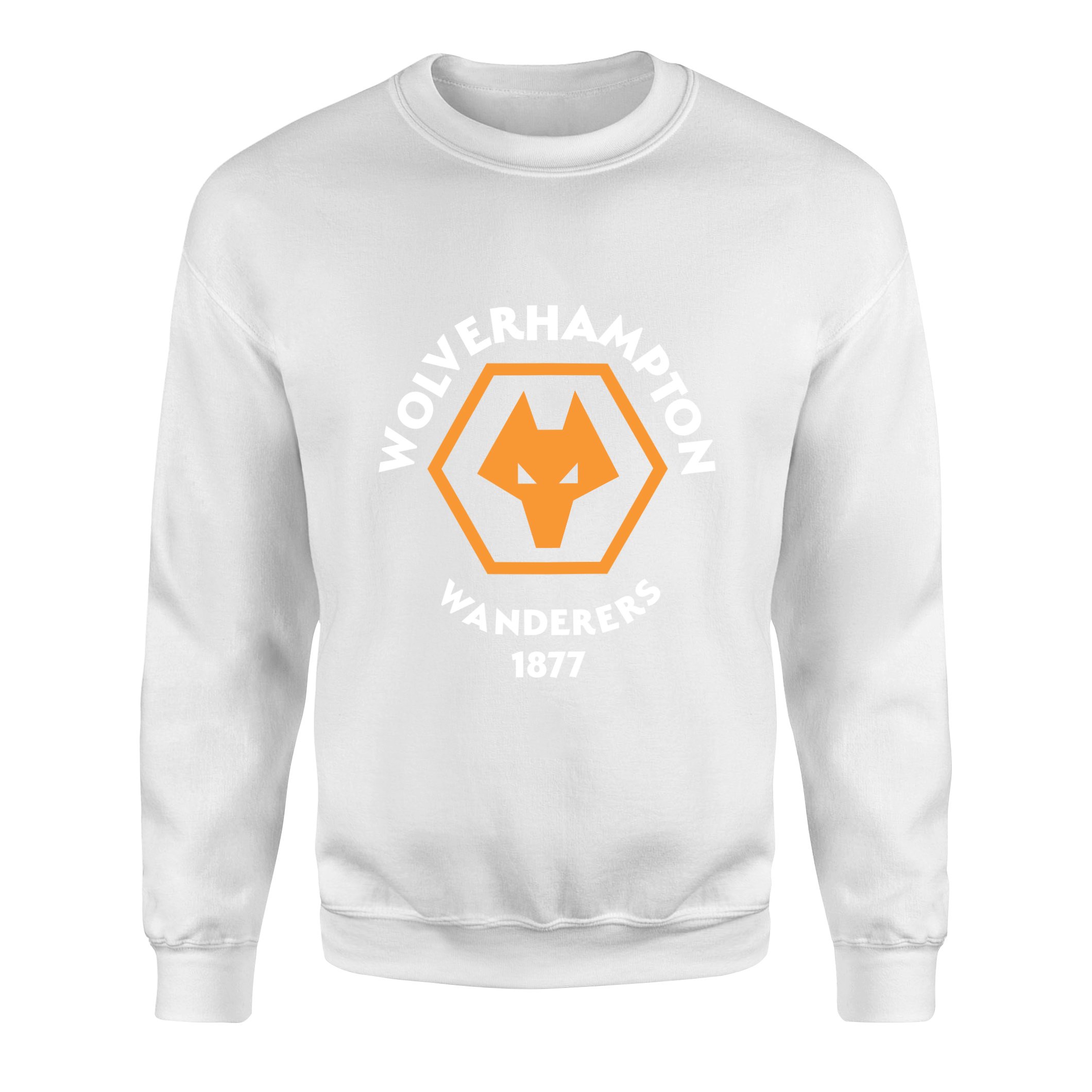 Wolverhampton Wanderers Shield Sweatshirt XXL - Beyaz | Wolverhampton ...