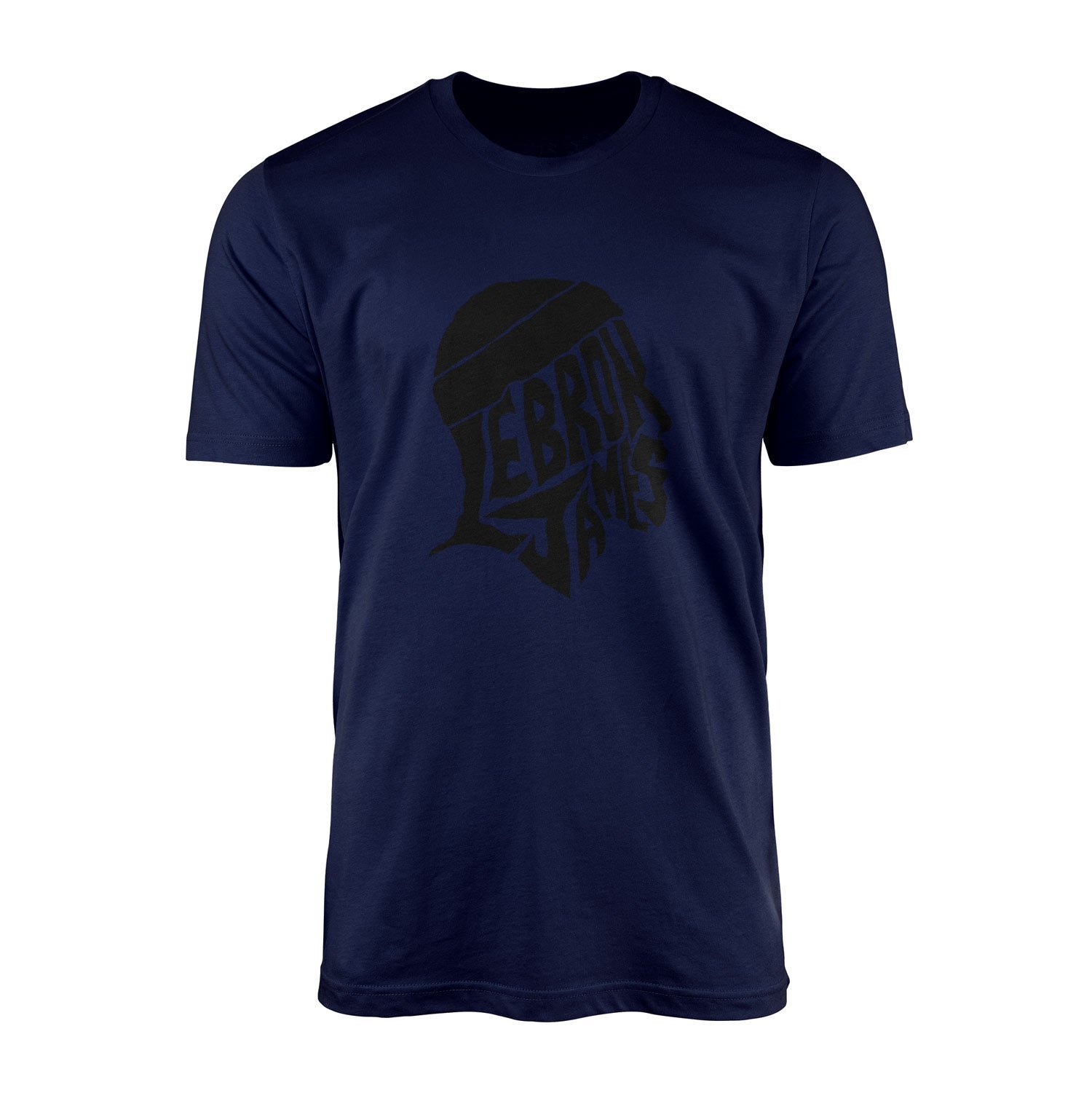 LeBron James Text Tişört XL - İndigo Mavisi | Los Angeles Ürünleri